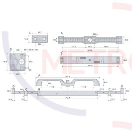 DBHAND-2 Locking Handle Kit